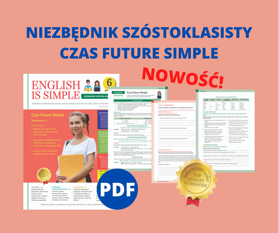 Czas Future Simple - budowa - ENGLISH IS SIMPLE